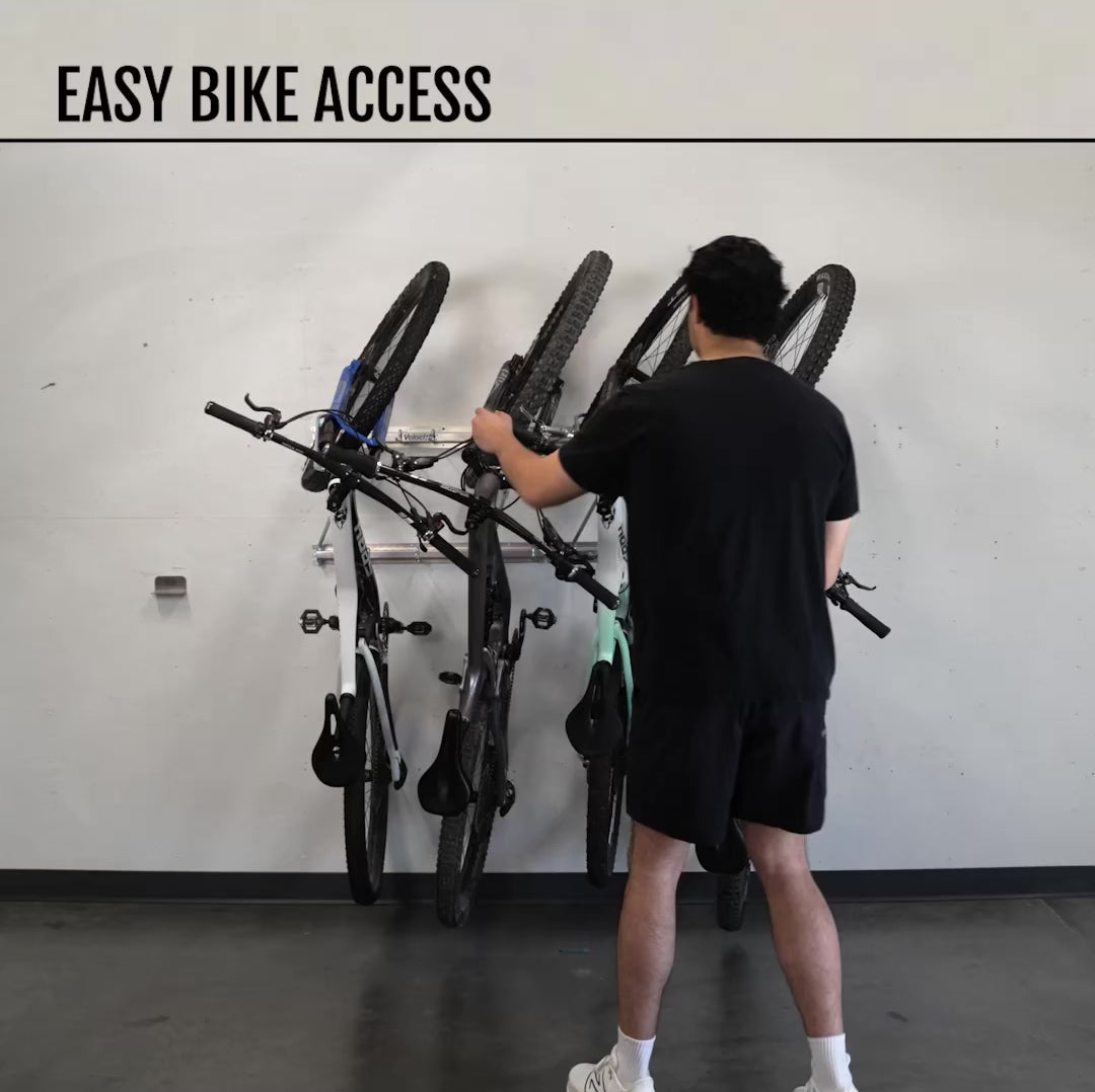 Tilt & Pivot Garage Bike Rack – VelociRAX